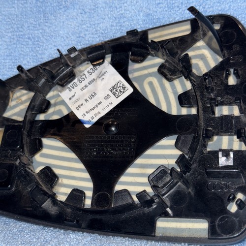 2015-2018 Audi A3 Passenger Side Right Heated Mirror Glass OEM 8V0-857 ...