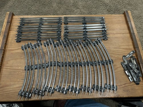 14 pcs Lot Lionel New York O Gauge Track: 6 Straight 8 Curve Plus 16 ...
