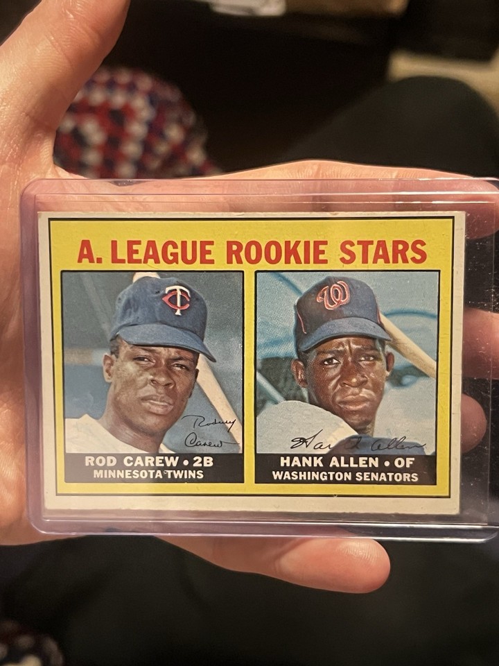 Topps 1967 A. League Rookie Stars Rod Carew Hank Allen #569 MLB ...