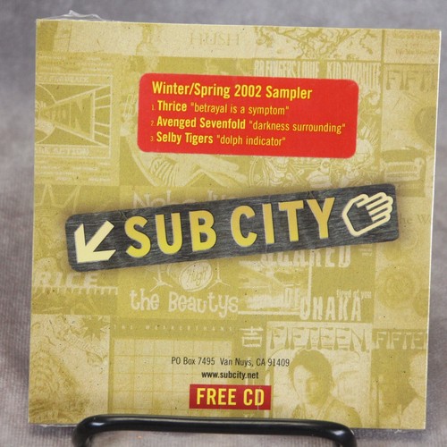 Winter Spring 2002 Sampler CD Hopeless Records Thrice Avenged Sevenfold ...