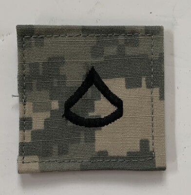 Official Issue - Us Army UCP Rank Patch (VELCR0) - Private First Class ...