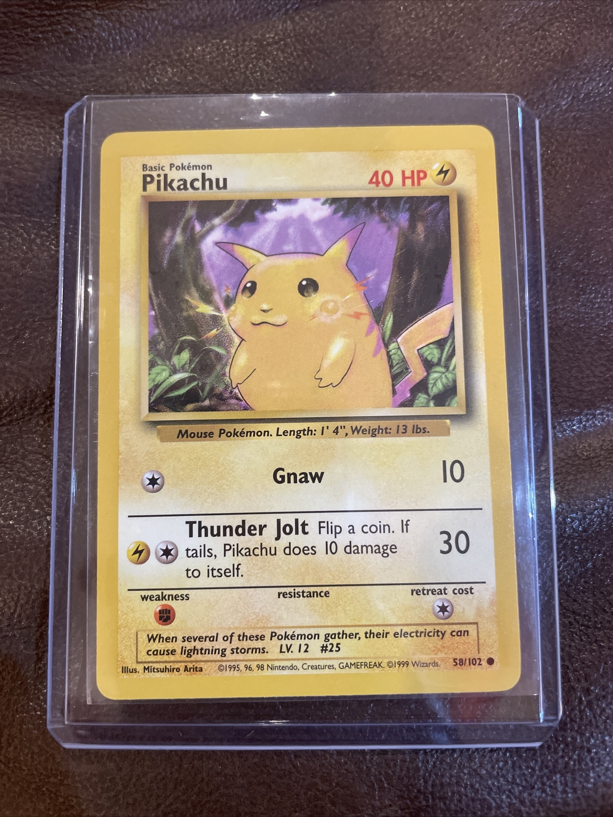 1995 pikachu pokemon card 58/102 Near Mint | eBay