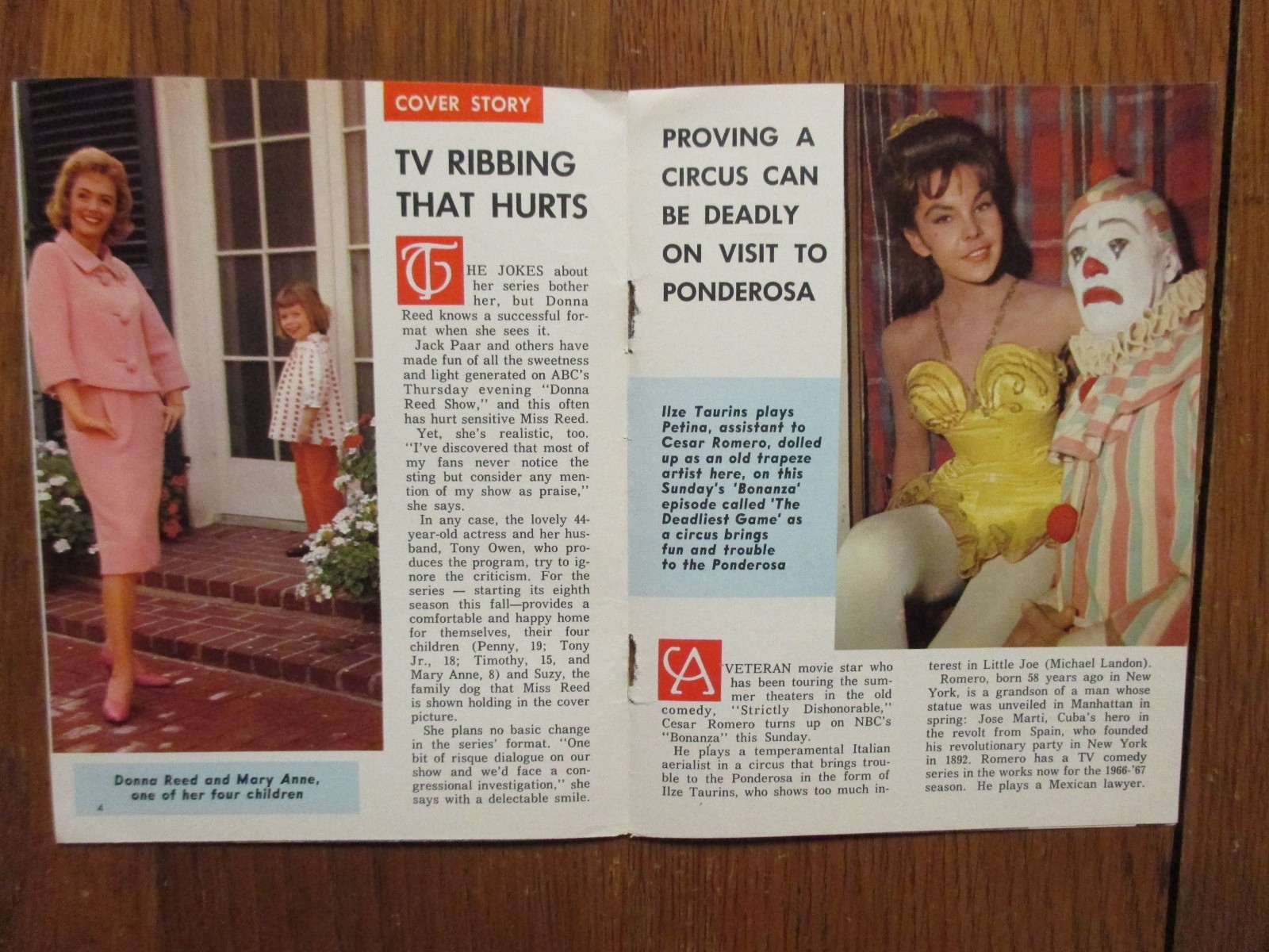 July 25, 1965 Detroit News TV Mag(CAROL FAYLEN/DONNA REED/ILZE TAURINS ...