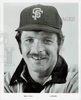Press Photo San Francisco Giants baseball player Marc Hill - lrs27546 ...