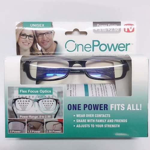 One Power Auto Focus Presbyopi Reading Glasses Readers Adjustable 0.5-2 ...