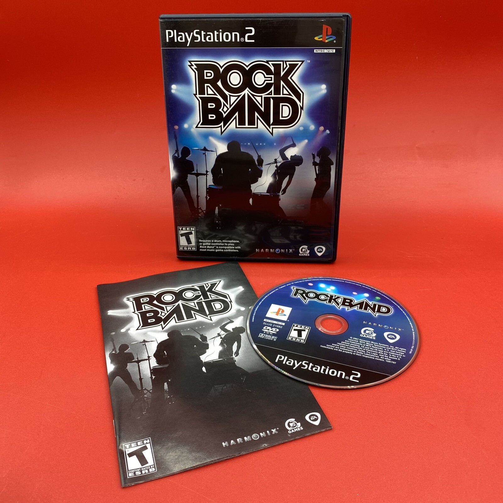 Rock Band (PlayStation 2 PS2) Game - Complete CIB w/Manual - Tested! 🎸 ...