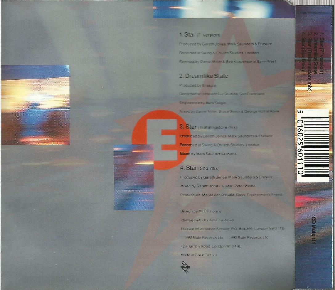 Star by Erasure (CD, 2000) for sale online | eBay