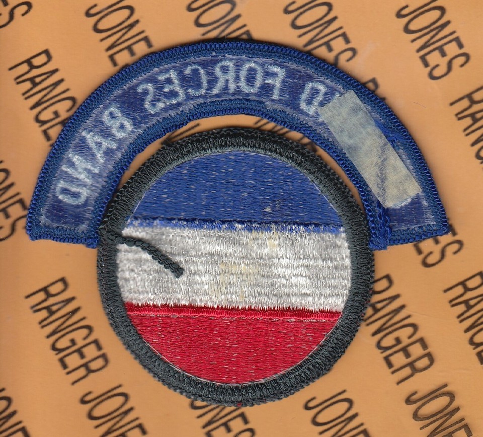 US ARMY FORCES COMMAND FORSCOM GROUND FORCES BAND w/ tab patch m/e | eBay