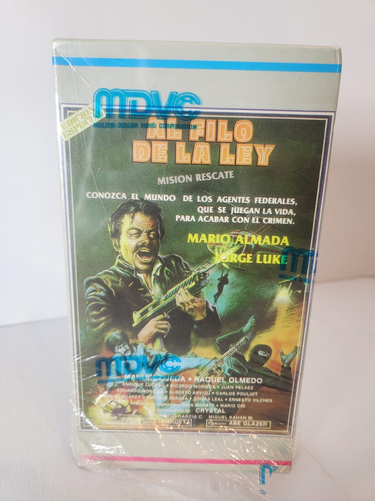 Al Filo De La Ley MDVC Rare Mexican Oop HTF Action 1986 VHS Slip Cover ...