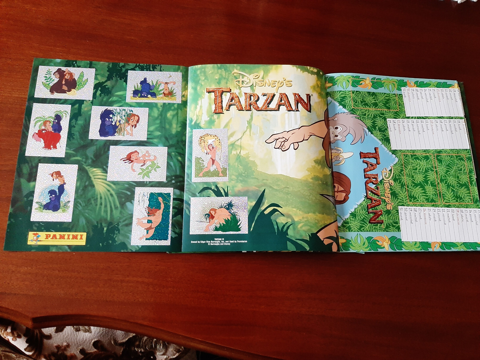 ALBUM TARZAN 1999 COMPLETO PERFETTO | eBay