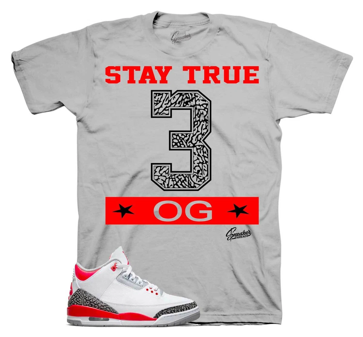 Jordan 3 Fire Red Outfit
