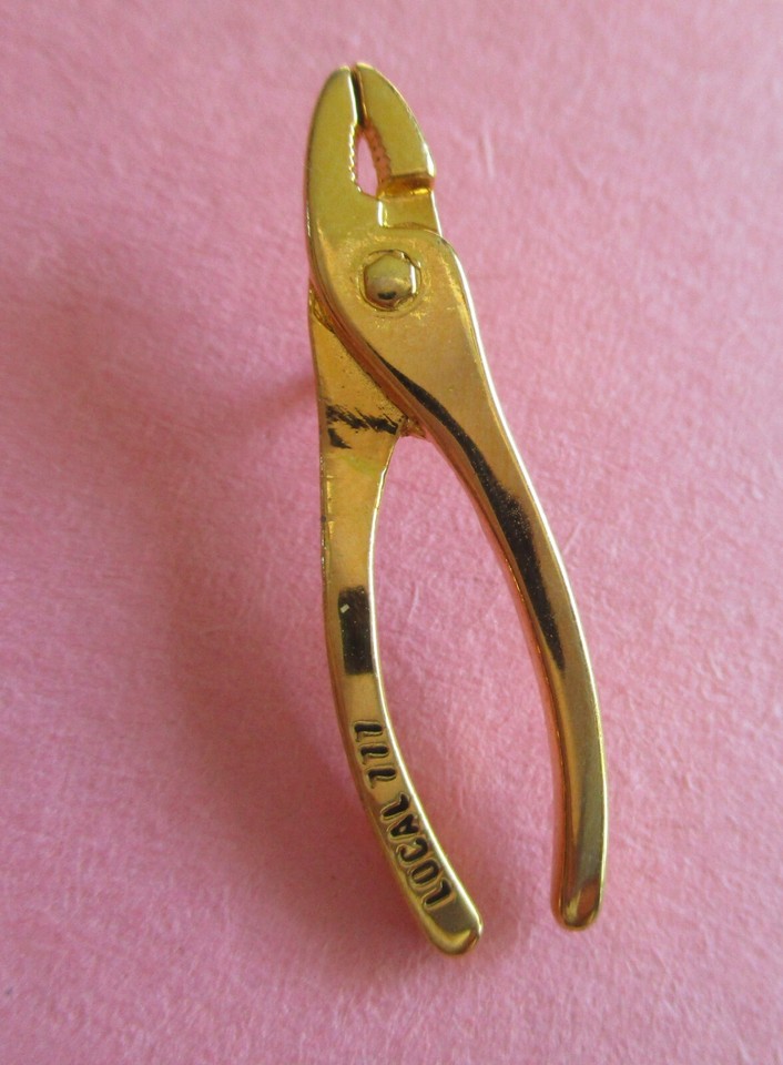 Gold Pliers - Local 777 Tool Lapel Pin NEW | eBay