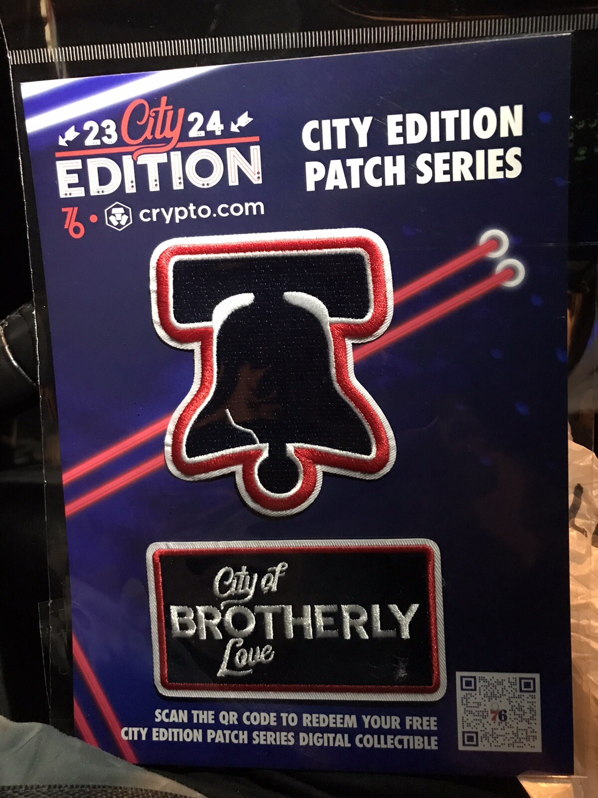 Philadelphia 76ers City Edition Logo Patch- NBA- Embroidered, Iron On 3 ...