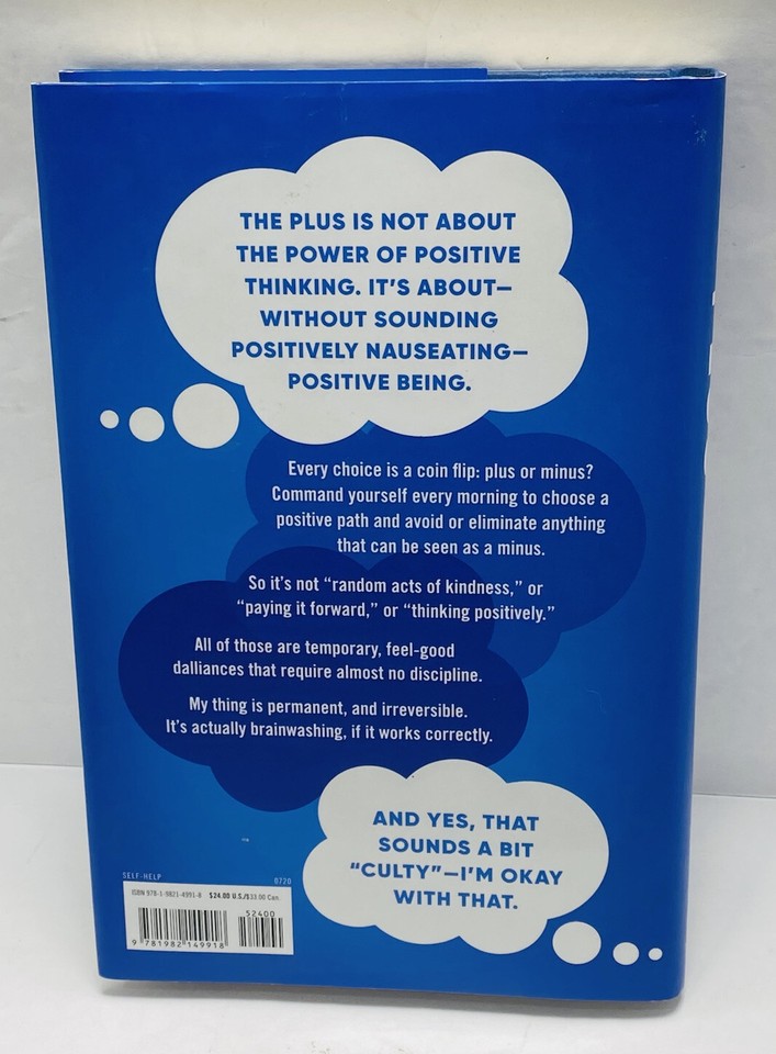 The Plus: Self-Help for People Who Hate Self-Help - Hardcover - GOOD ...