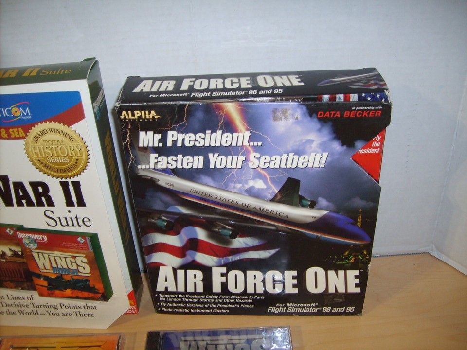 WINGS WWII-GULF WAR PC GAME 1990s Combat Simulator War Game IBM & MAC ...