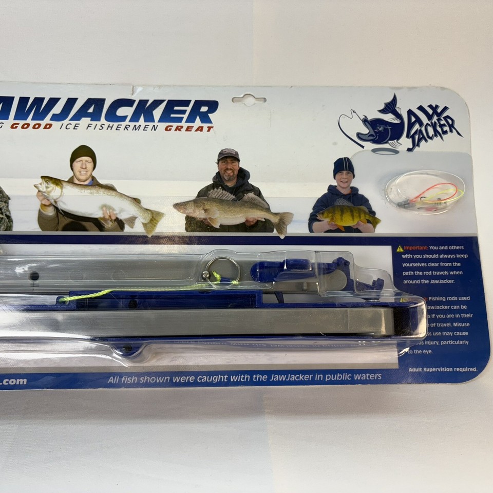 JawJacker Automatic Ice Fishing Hook Setter and Rod Holder New Unopened ...