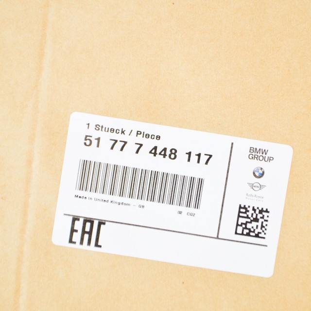 MINI CLUBMAN F54 FRONT LEFT WHEEL ARCH COVER 51777448117 7448117 ...