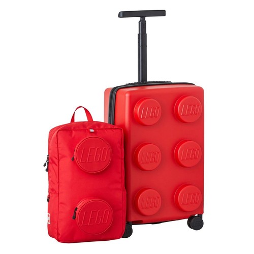 LEGO Hardside Carry On & Backpack Luggage Set in Red | eBay