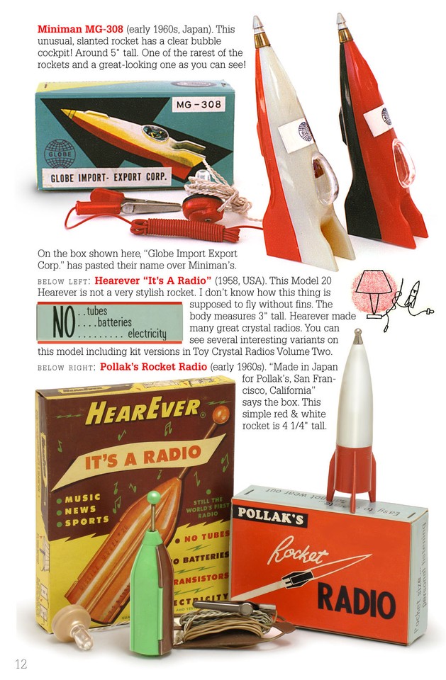Toy Crystal Radios Vol 1 vintage radios book, rockets pockets ...