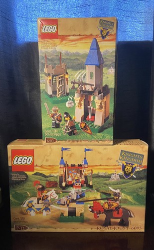 NISB Lego Castle Royal Joust Set 6095 Knights Kingdom 2000 Retired 6094 ...