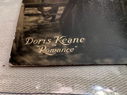 Romance 1920 D.W. Griffith 8x10" silent lobby card Doris Keane Norman ...