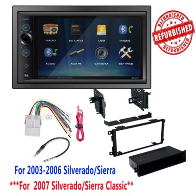 REFURBISHED DUAL XVM296BT Car Stereo Radio Dash Kit for 2003-06 Chevy ...