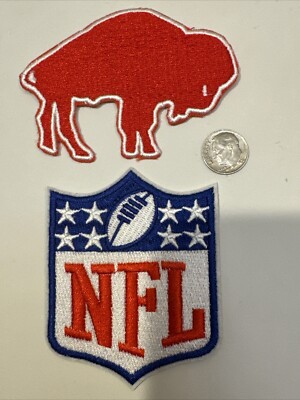 (2) Buffalo Bills vintage embroidered iron on patches Patch Lot 3.5 ...