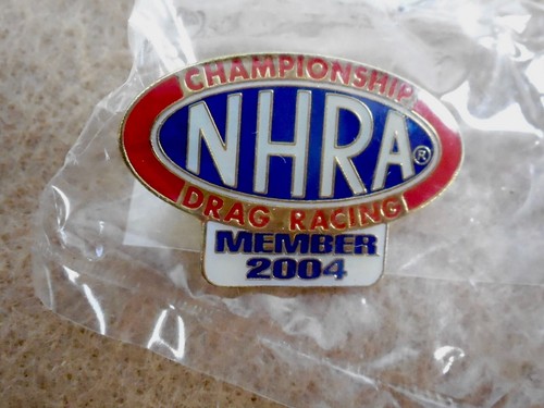 NHRA CHAMPIONSHIP DRAG RACING MEMBER HAT LAPEL PIN 2004 | eBay