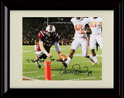 16x20 Gallery Frame Conner Shaw - 74 TDs - South Carolina Gamecocks ...