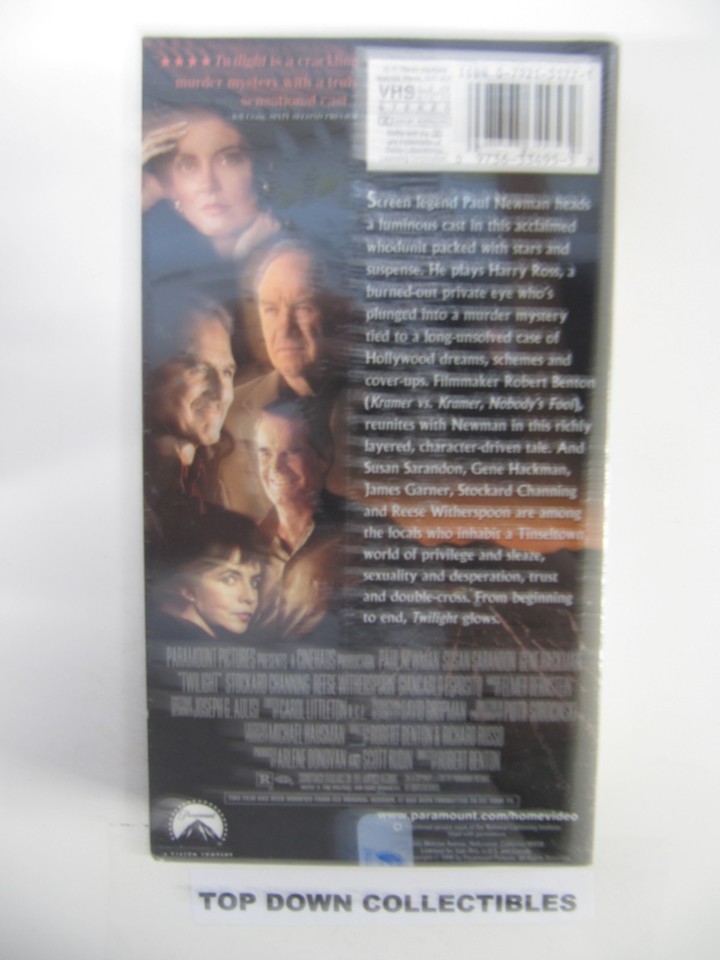 Twilight Paul Newman, Gene Hackman, Susan Sarandon VHS Movie Unopened ...