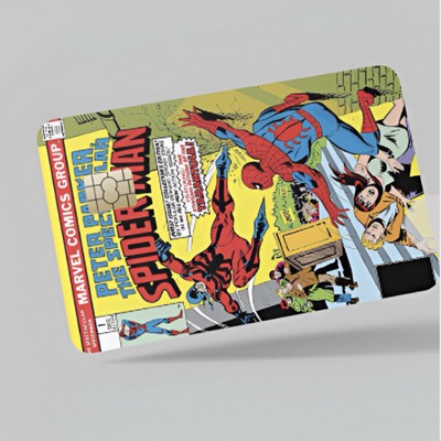 New Spiderman Comic Debit/credit Card Sticker Skin | eBay