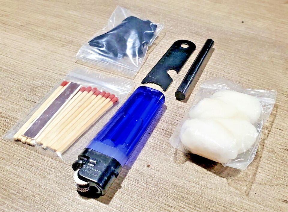 Off-Grid Compact Fire Starting Kit - Perfect for Preppers, Survival ...