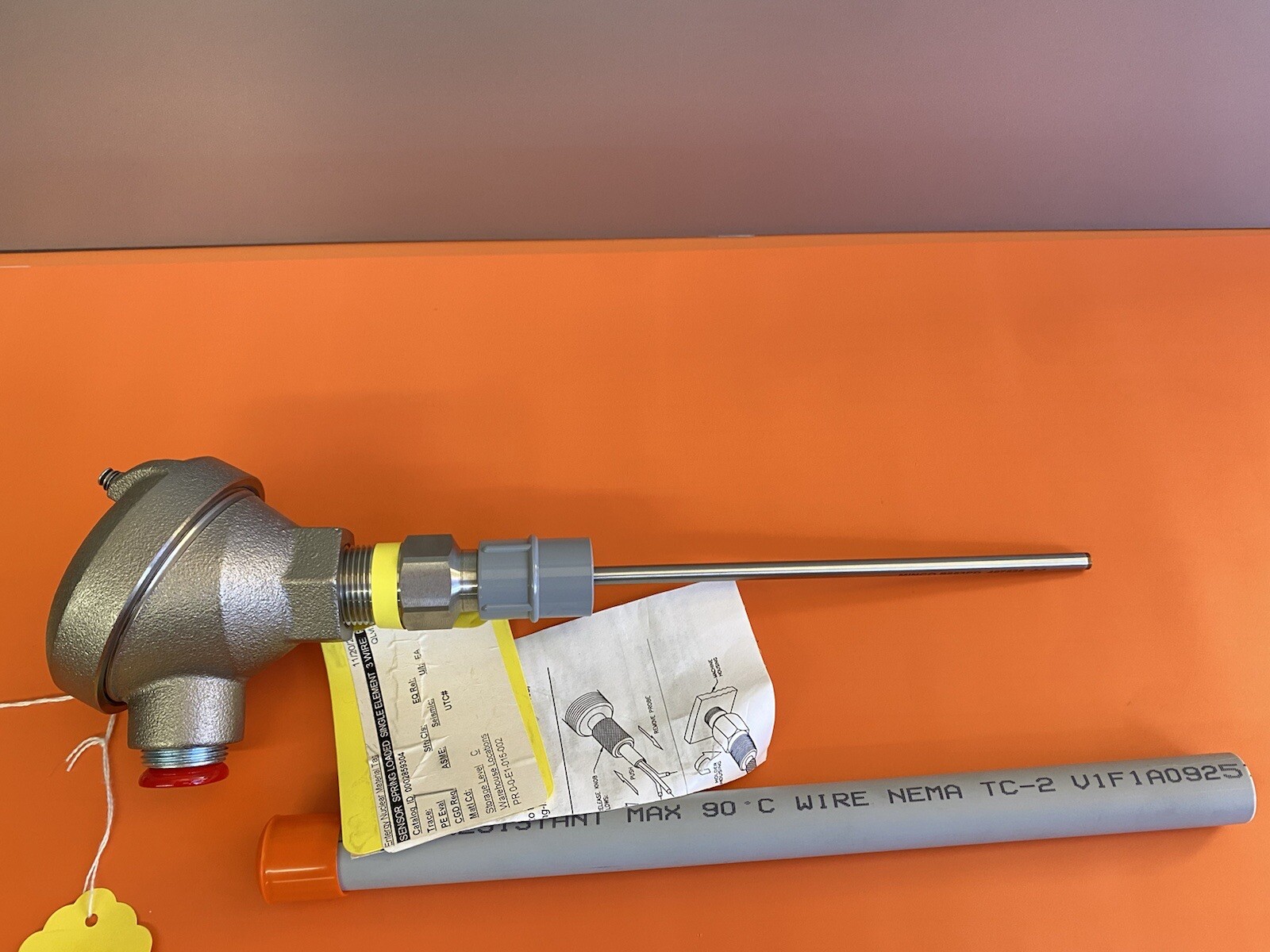 Minco Sensor Spring Loaded Single Element 3 Wire Model No. CH103 | eBay