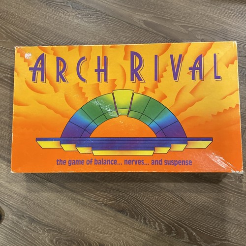ARCH RIVAL Board Game Balance Nerves & Suspense 1992 Parker Bros 100% ...