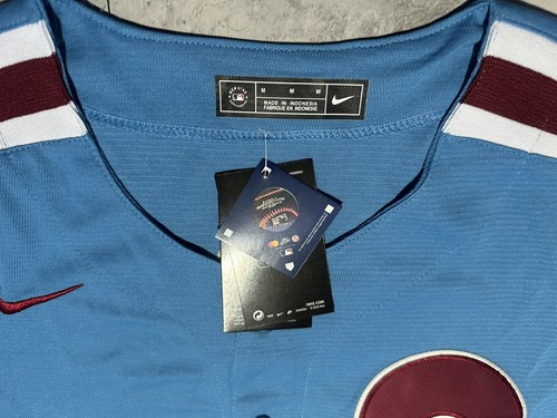 NWT Men’s Medium Powder Blue Philadelphia Phillies Brandon Marsh # 16 ...