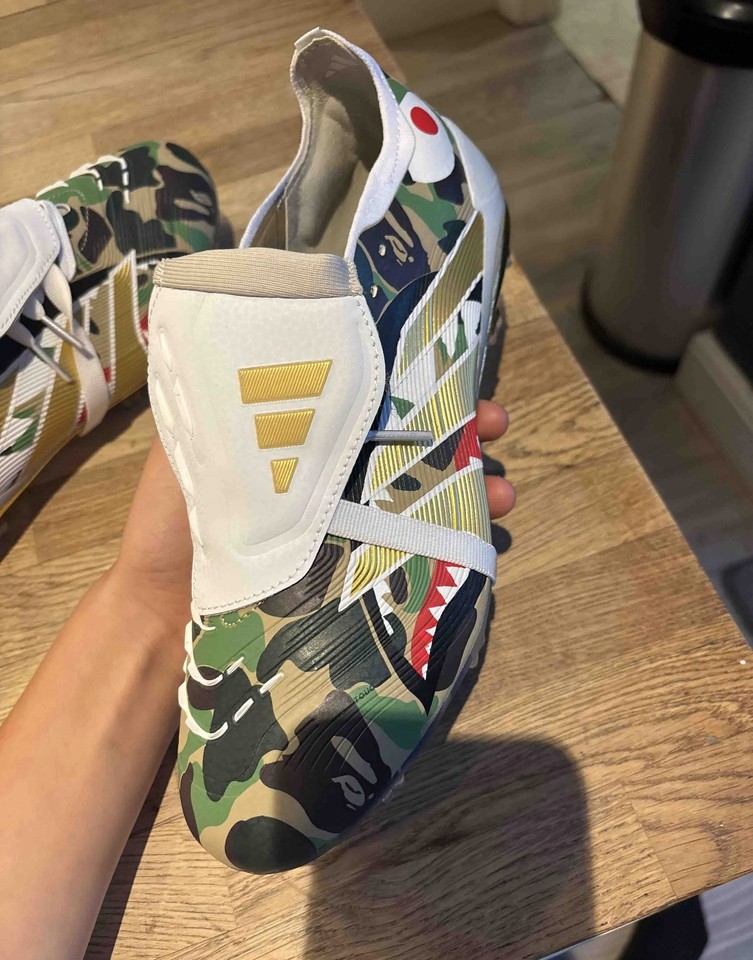 adidas Predator Elite FG A Bathing Ape multi-color football cleats | eBay