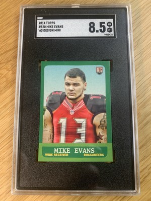 2014 Topps Football Mike Evans Rookie Card Mini SP Tampa Bay Bucs #320 ...