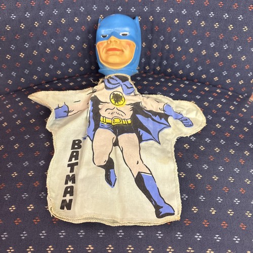Vintage Ideal 1960's Cloth Hand Puppet - Batman | eBay