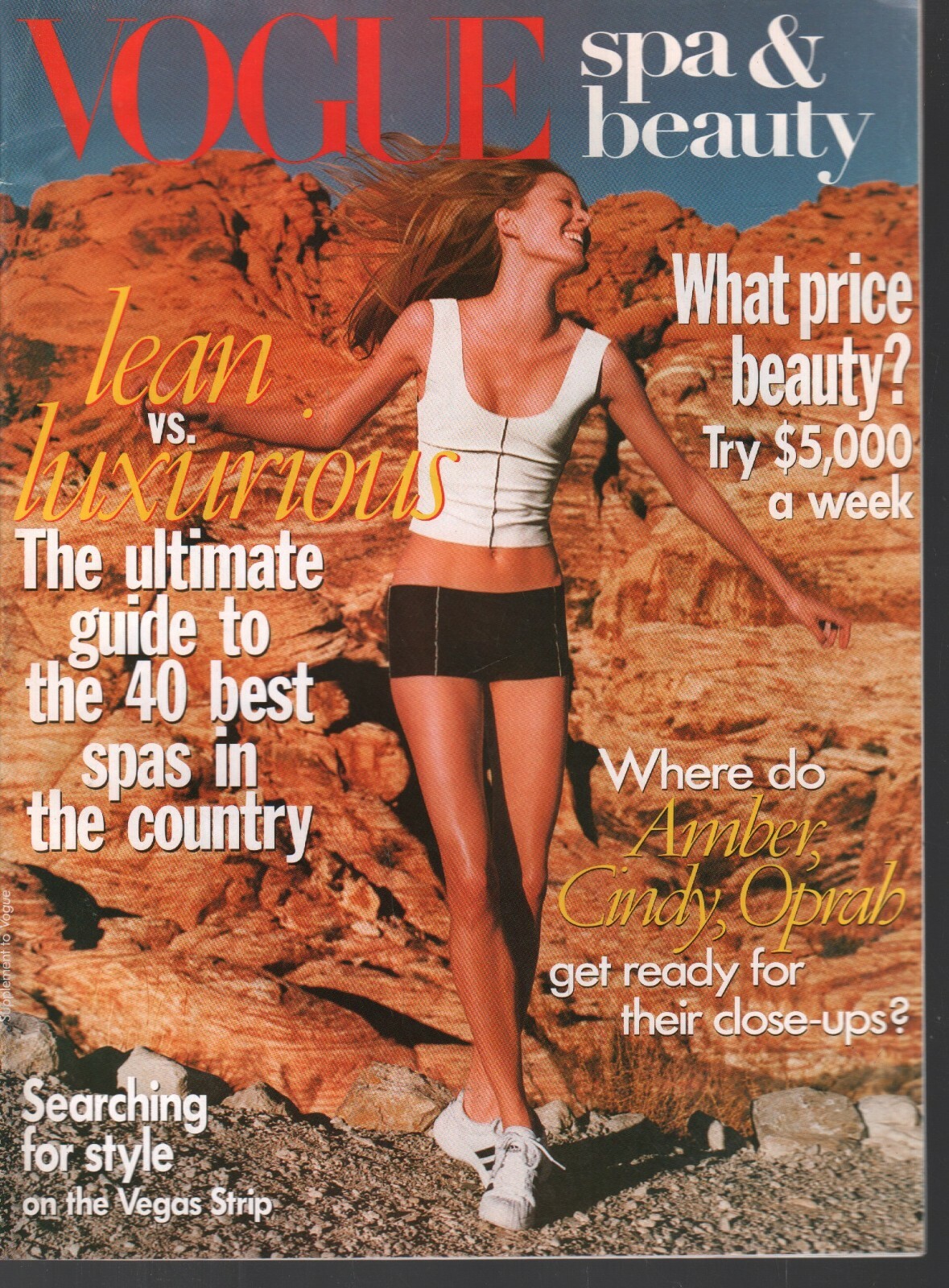Vogue Fashion Supplement Spa & Beauty 1990s John Caruso 092220ame | eBay
