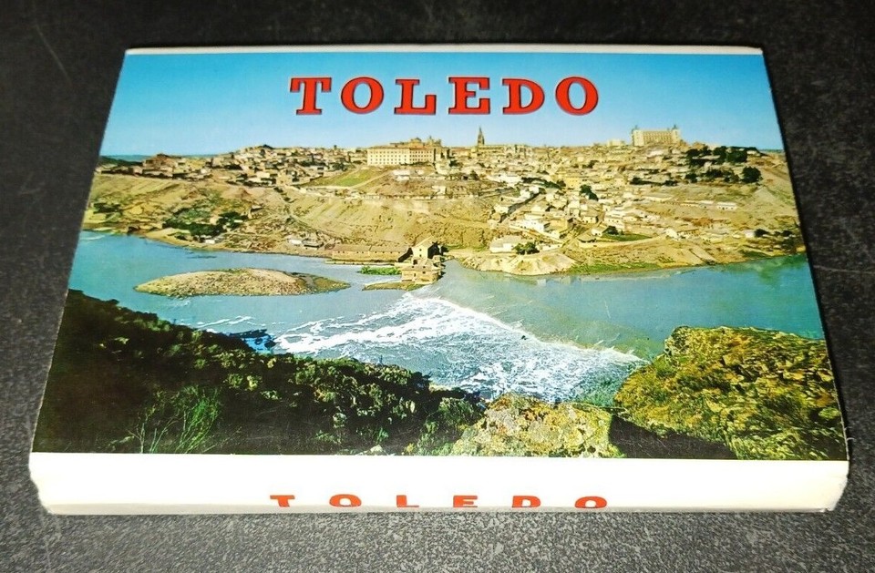 vintage postcard folder folio TOLEDO SPAIN Julio de la Cruz unposted 20 ...