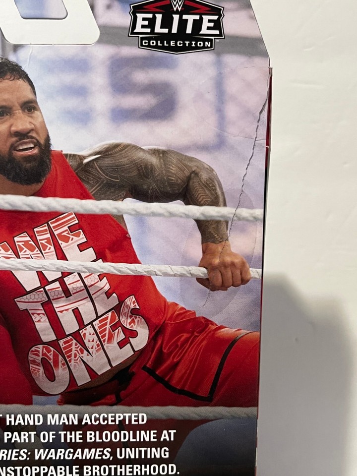 Jey Uso WWE Elite Collection Series 106 Main Event Jey Yeet Action ...