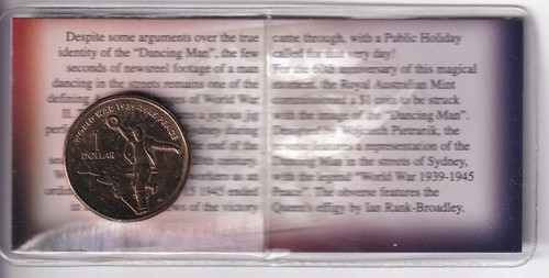 AUSTRALIA: 2005 $1 END OF WWI DANCING MAN UNC COIN IN FLIP - .. | eBay