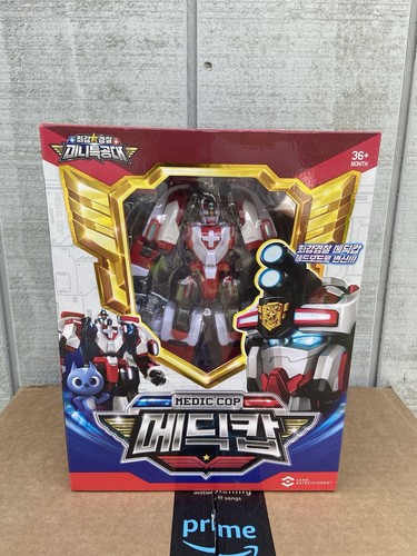 Miniforce Super Cops MEDIC COP White Rescue Police Transforming Robot ...