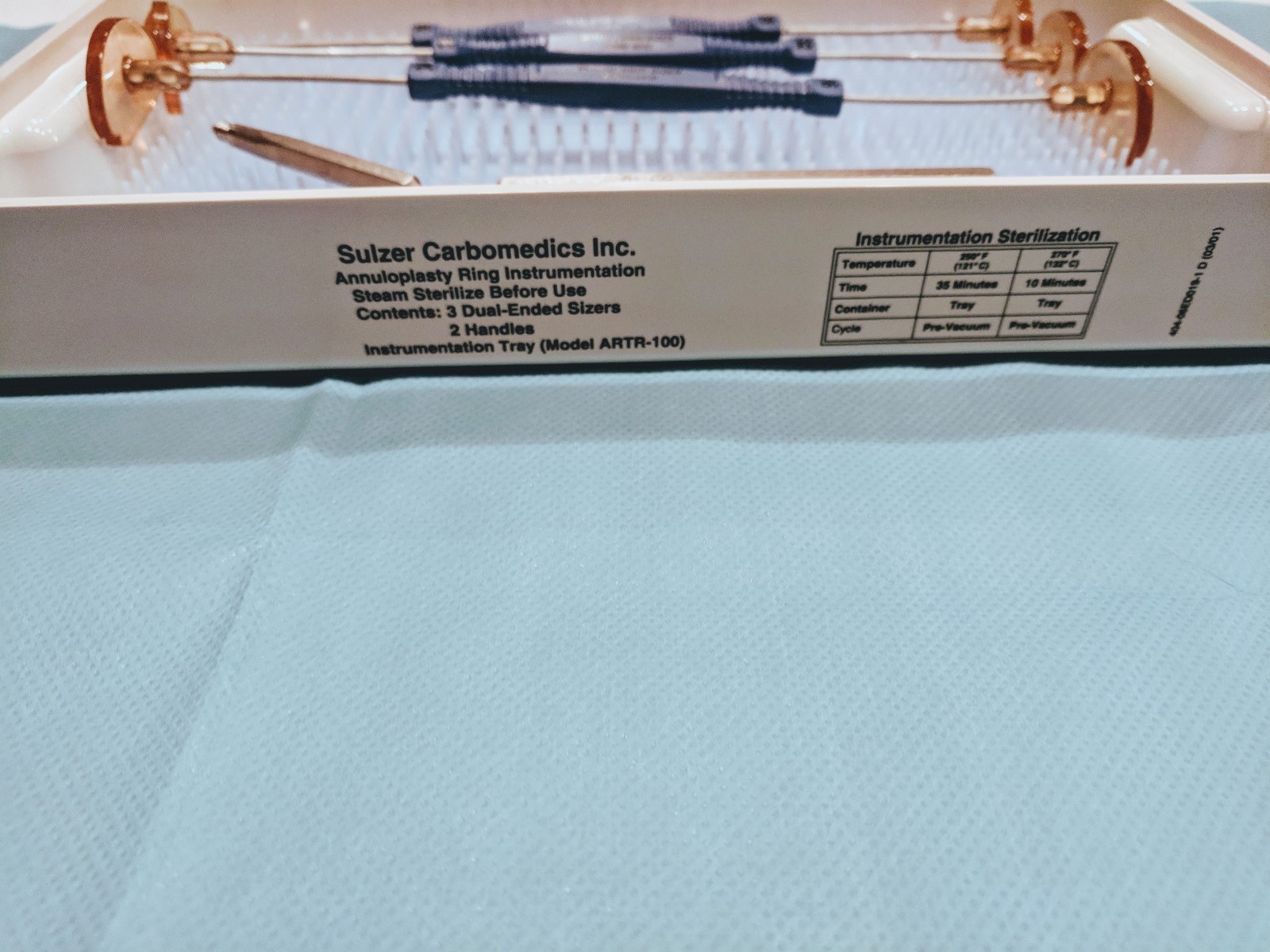 Sulzer Carbomedics Annuloflo System Instrumentation and Tray Heart ...