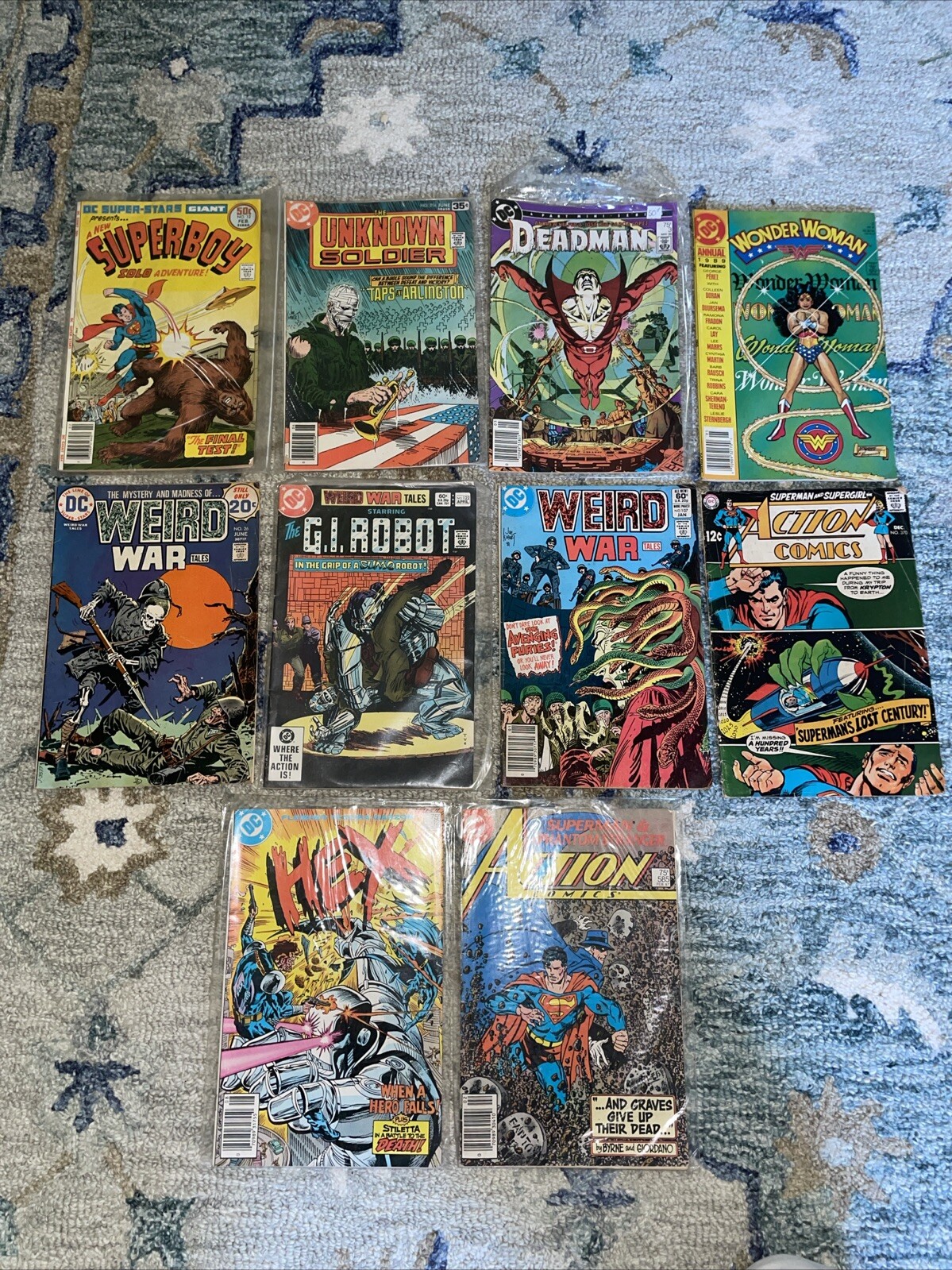 Copper/Modern Age DC Comics Weird War/Superman/ HEX/Superboy Lot of 10 ...