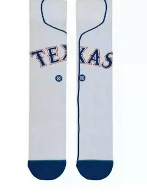 Stance MLB Texas Rangers Home Baseball Socks Men’s LARGE (9-12) NWT | eBay