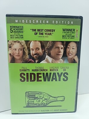 Sideways (DVD, 2004) Paul Giamatti Thomas Haden Church Sandra Oh ...