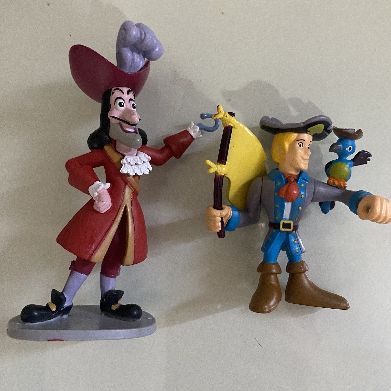 Lot Of 2 Disney Jake and the Neverland Pirates Captain Hook Action ...