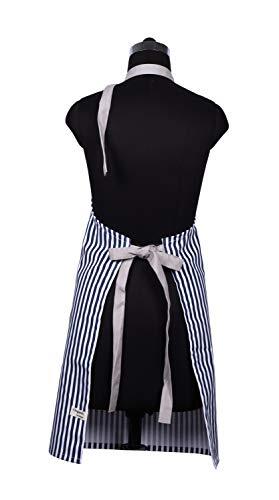 Stripe Apron 27.5 X 33 Inches100% Organic Cotton Womens Apron For ...
