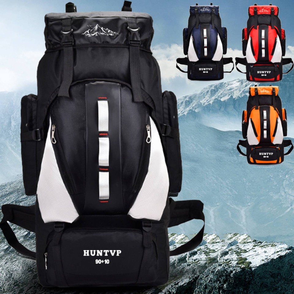 30L 60L 80L 100L Hiking Camping Backpack Waterproof Travel Rucksack ...